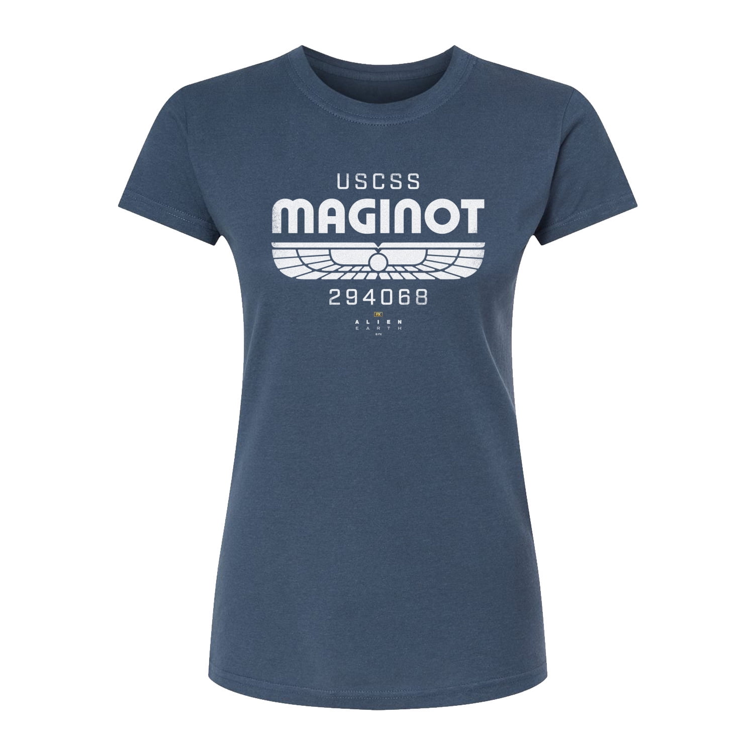 Alien: Earth - Uscss Maginot - Juniors Fitted Short Sleeve Graphic T ...