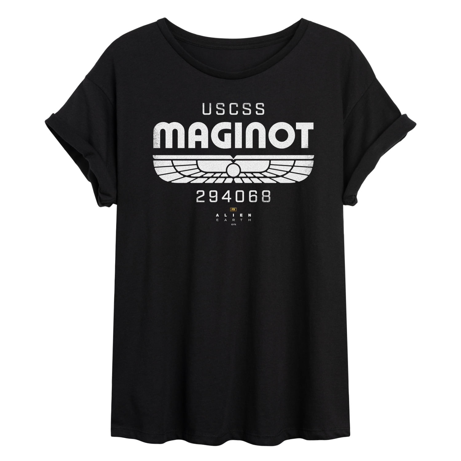 Alien - USCSS Maginot - Juniors Oversized Graphic T-Shirt - Walmart.com