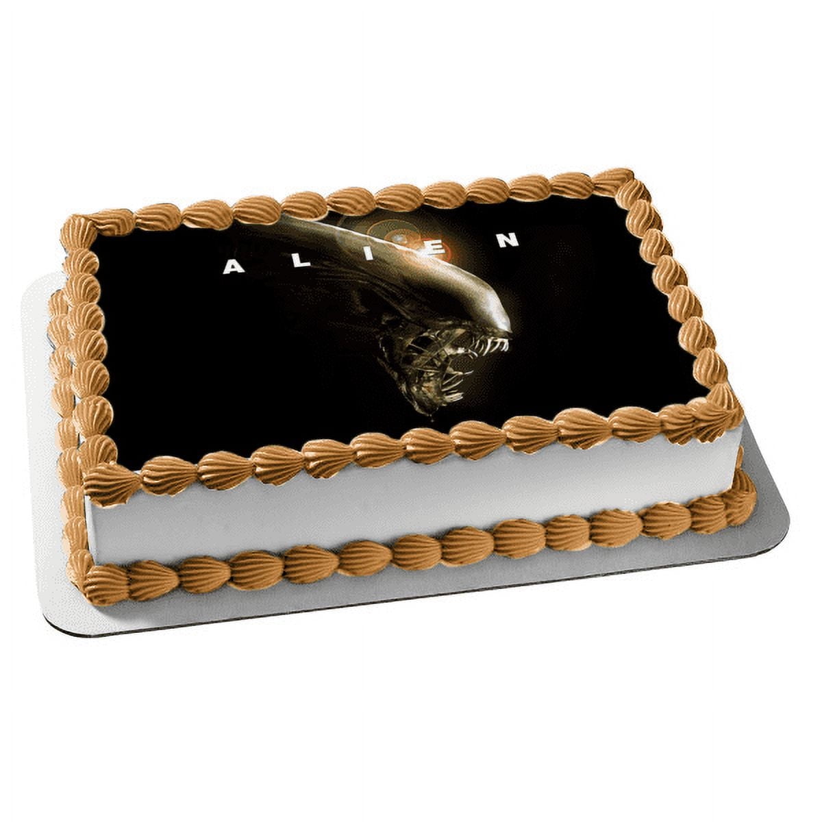 Alien Edible Image Cake Topper For Half Sheet Cake By TNCT - Walmart.com