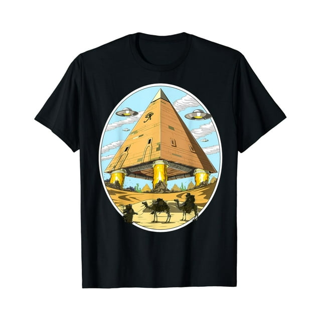Alien Egyptian Pyramids Ancient Space UFO Conspiracy T-Shirt - Walmart.com