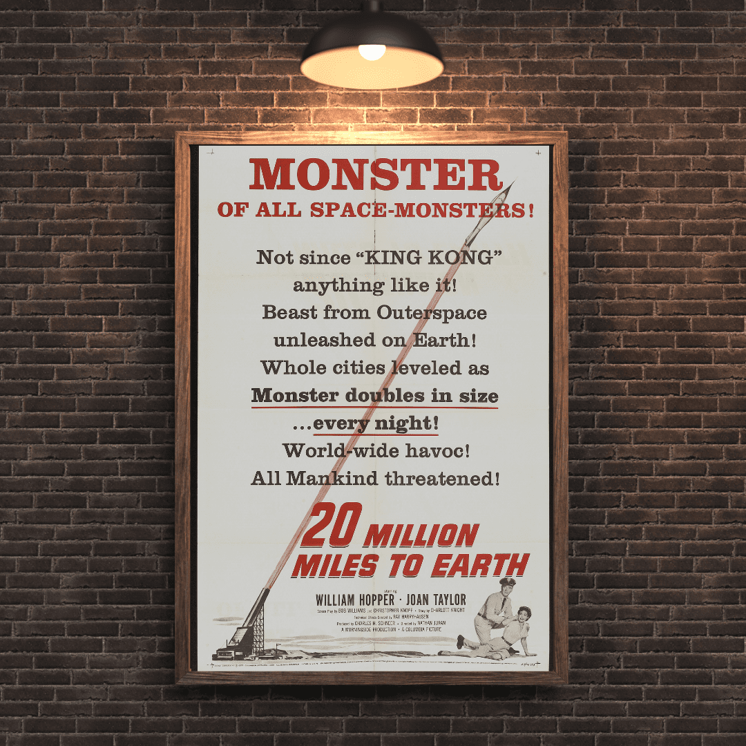 Alien Encounter 20 Million Miles to Earth 03 Movie Poster - Walmart.com