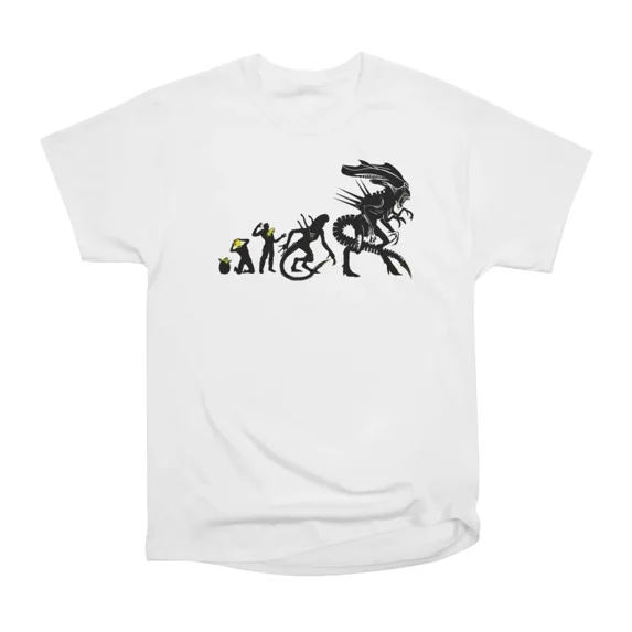 Alien Evolution T-Shirt Tee Gift For Him Merch For Her Apparel For ...