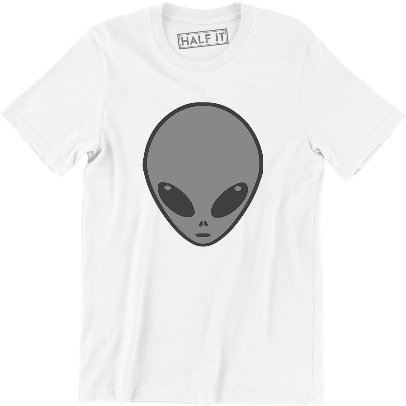 Alien Face Funny Sci Fi Space Horror Retro Fashion Men's Tee Shirt ...