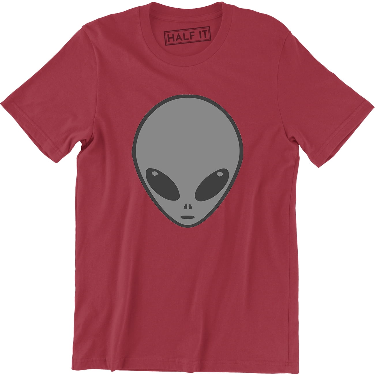 Alien Face Funny Sci Fi Space Horror Retro Fashion Men's Tee Shirt ...