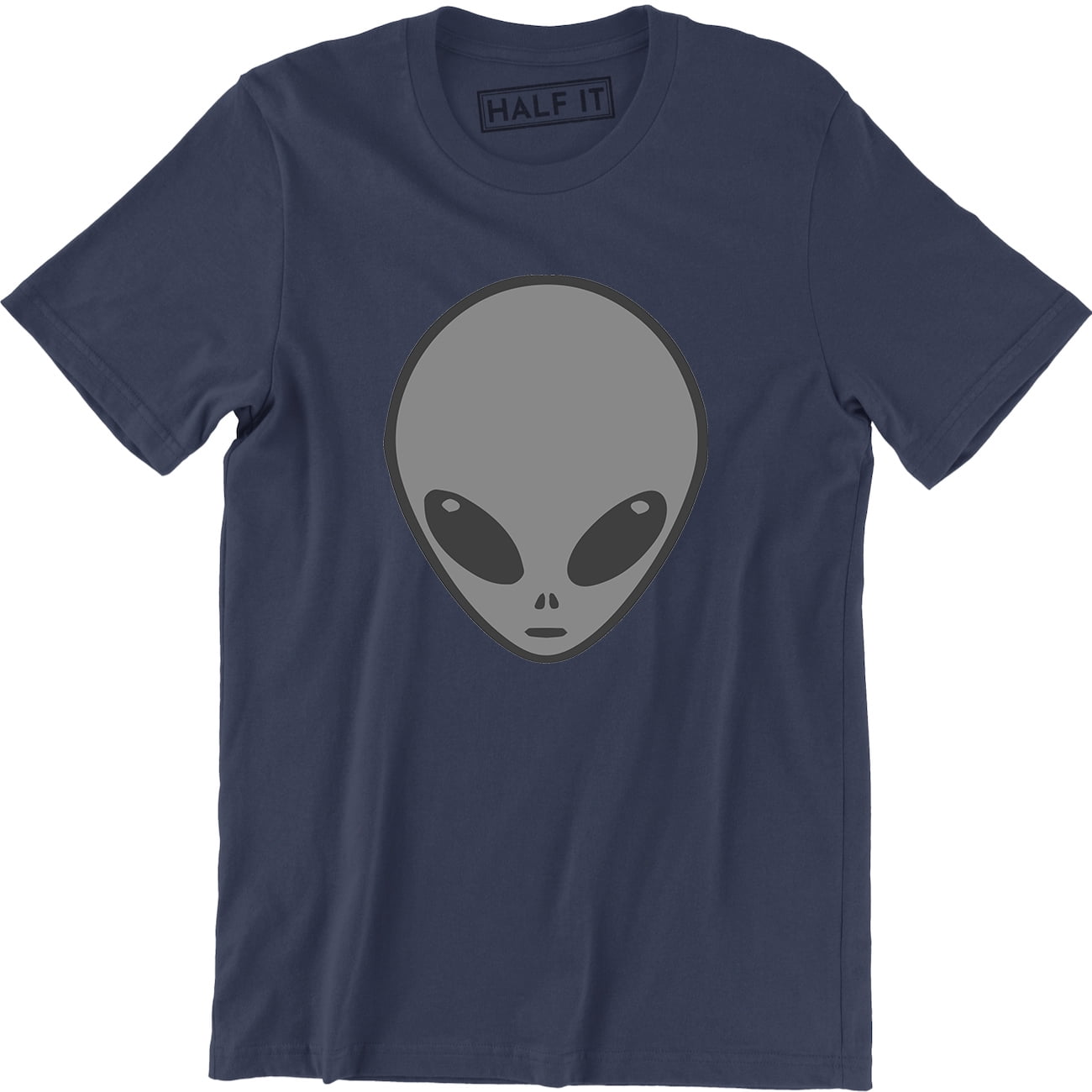 Alien Face Funny Sci Fi Space Horror Retro Fashion Men's Tee Shirt ...