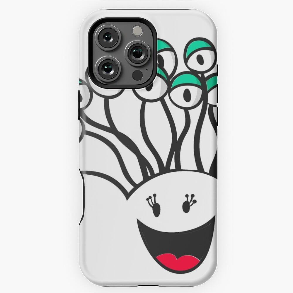 Alien Face Monster Toy 5 Group Phone Case for iPhone 16 15 14 13 12 11 ...