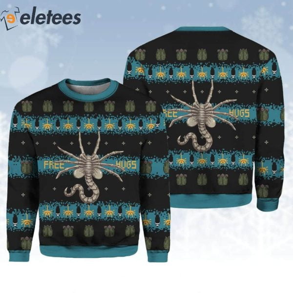 Alien Facehugger Ugly Christmas Sweater - Walmart.com