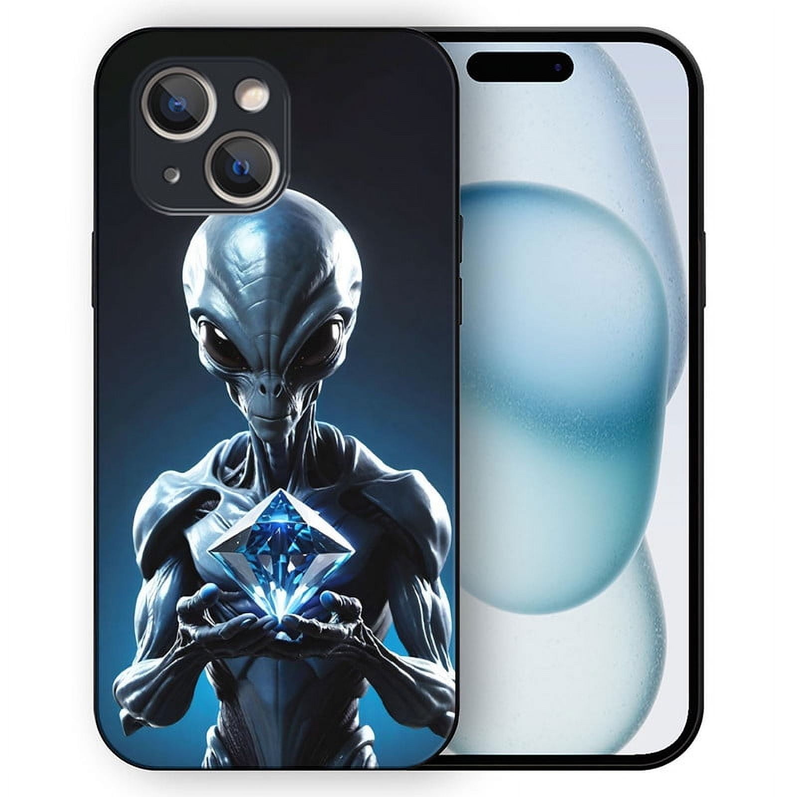 Alien Fan Phone Case,a print of Alien,made from TPU and Tempered Glass ...