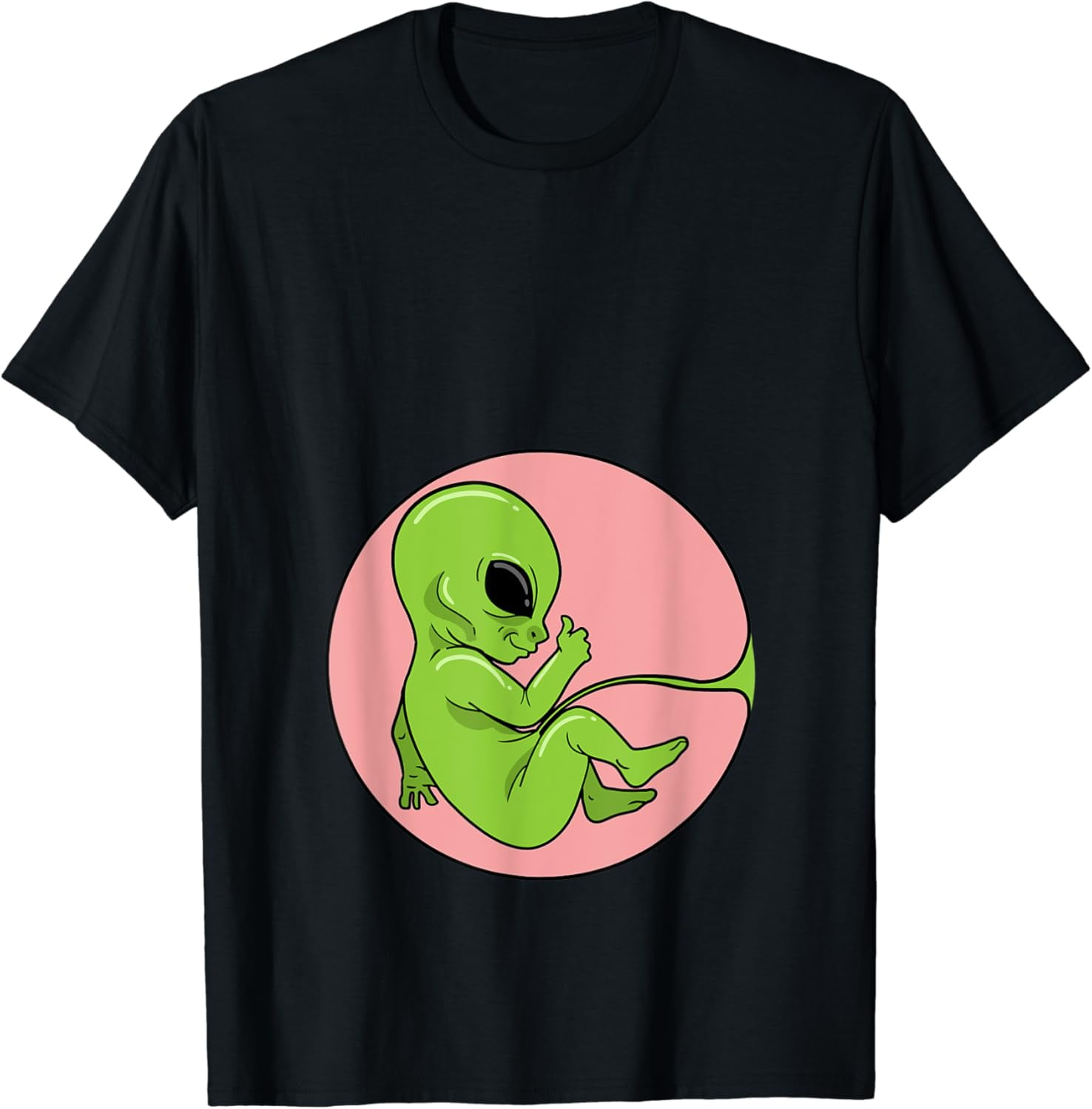 Alien Fetus Embryo Baby Pregnancy Ufo T-Shirt - Walmart.com