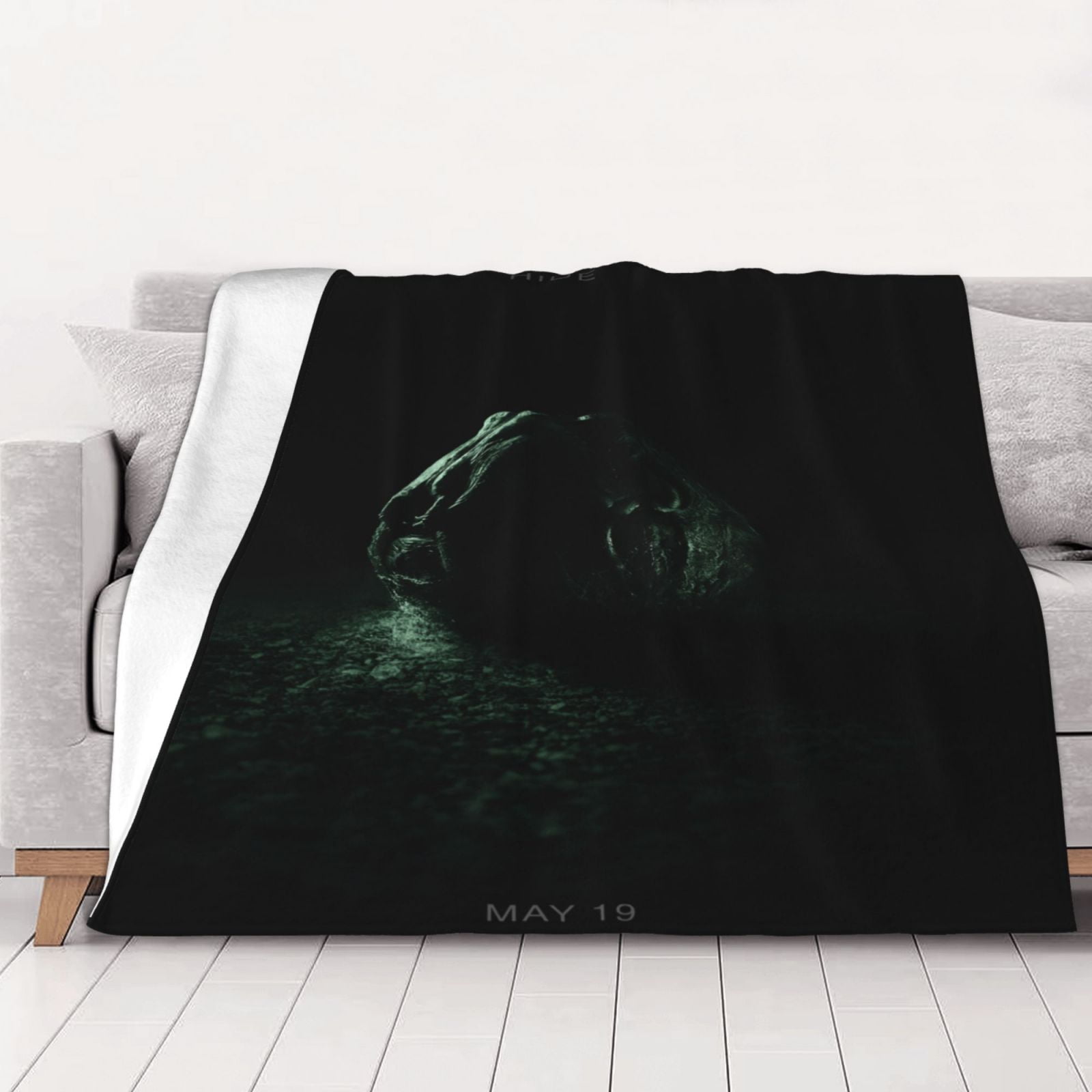 Alien Fleece Blanket Super Soft Cozy Throw Blanket, for Man Woman Old ...