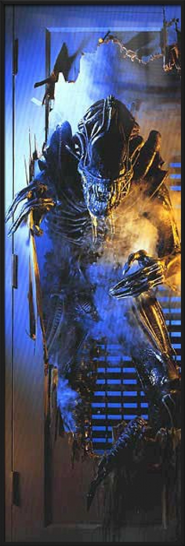Alien - Framed Door Movie Poster (Alien In Doorway) (Size: 22" X 63 ...