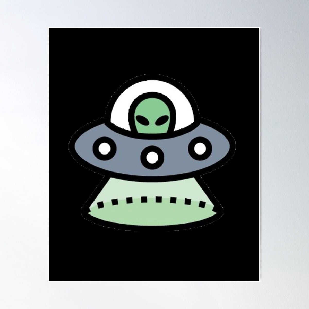 Alien Friend In Ufo Anime Manga Cartoon Gift Poster Wall Art, Modern ...