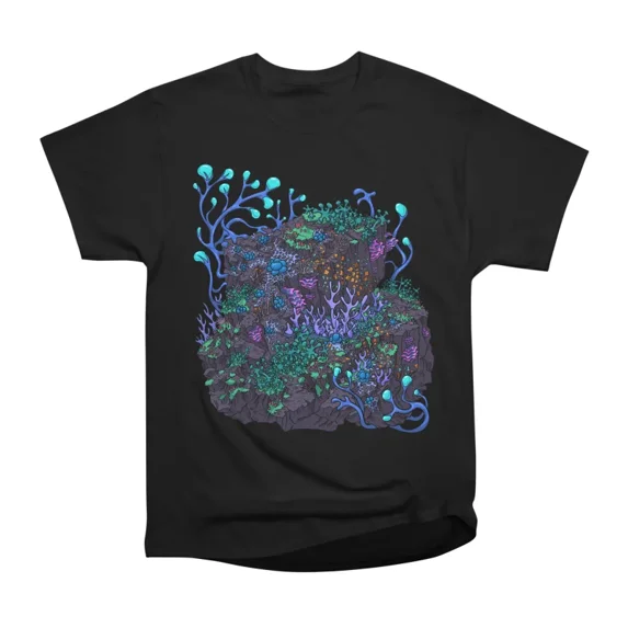 Alien Fungi Biosphere T-Shirt Tee Gift For Him Merch For Her Apparel ...