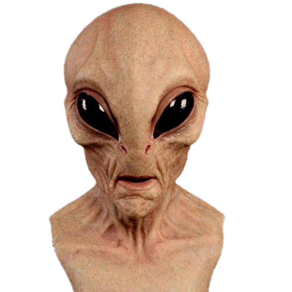 Alien Funny Mask, Halloween Funny Mask Realistic Aliens Masks Full Head ...