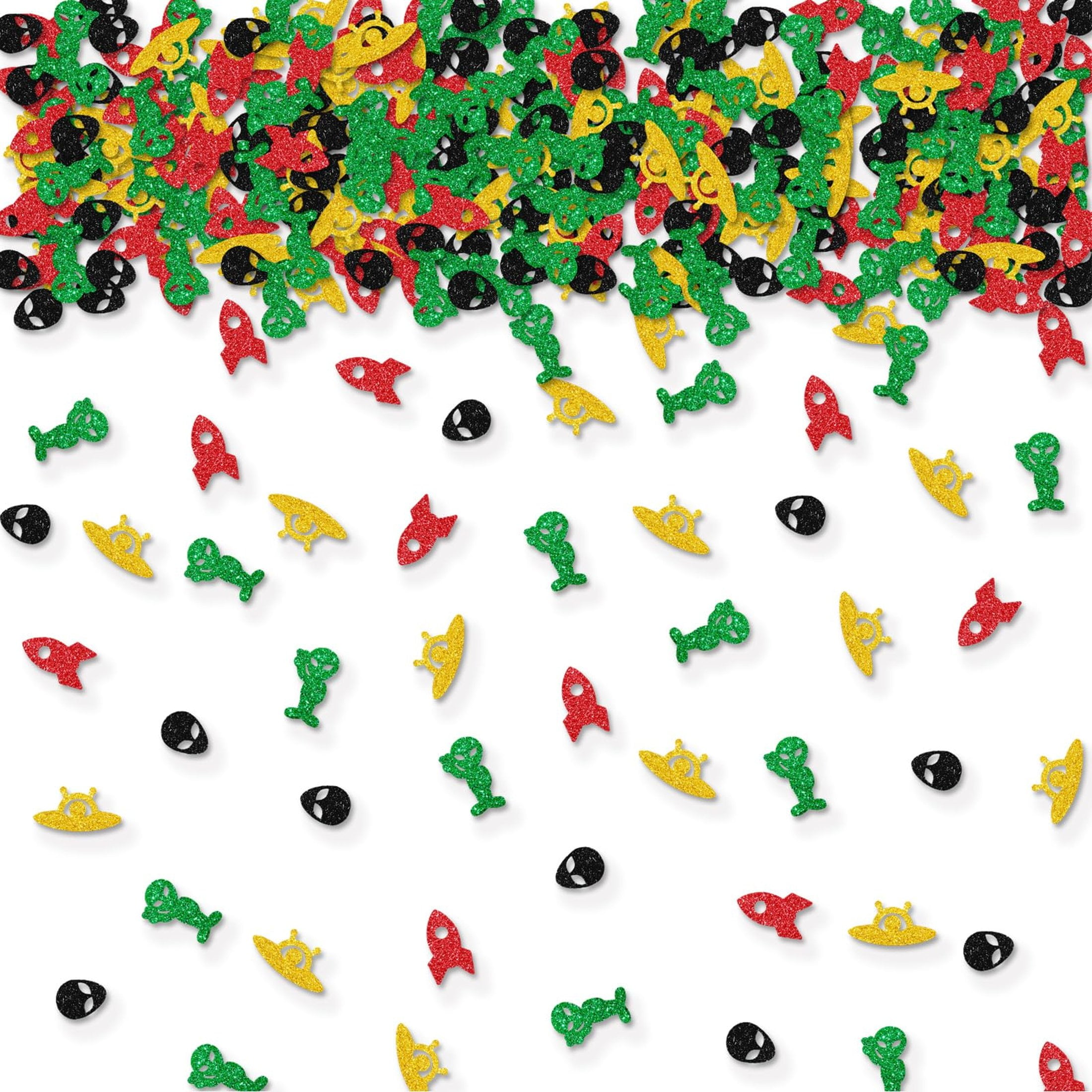 Alien Galaxy Confetti - Colorful Outer Space Table Scatter for Baby ...