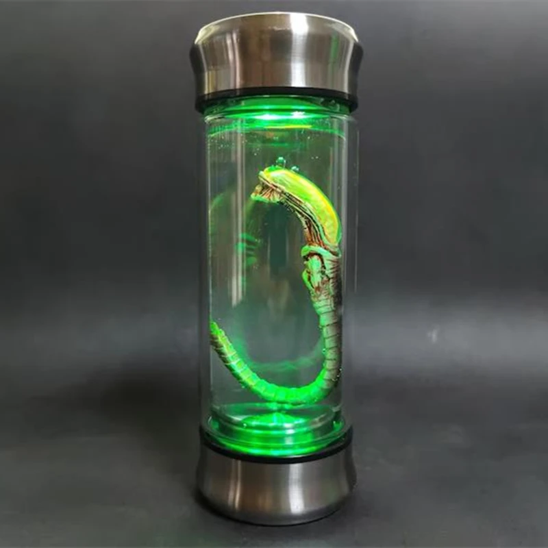Alien Glow Jar Xenomorph Specimen Facehugger Embryo Glass Jar led Home ...