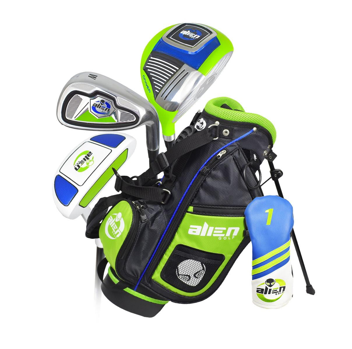 Alien Golf Junior Left-Handed 5 Piece Set for Kids (Ages 3-5) with ...