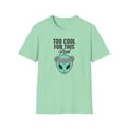 Alien Graphic Tee Too Cool For This Planet Floral Crown - Walmart.com