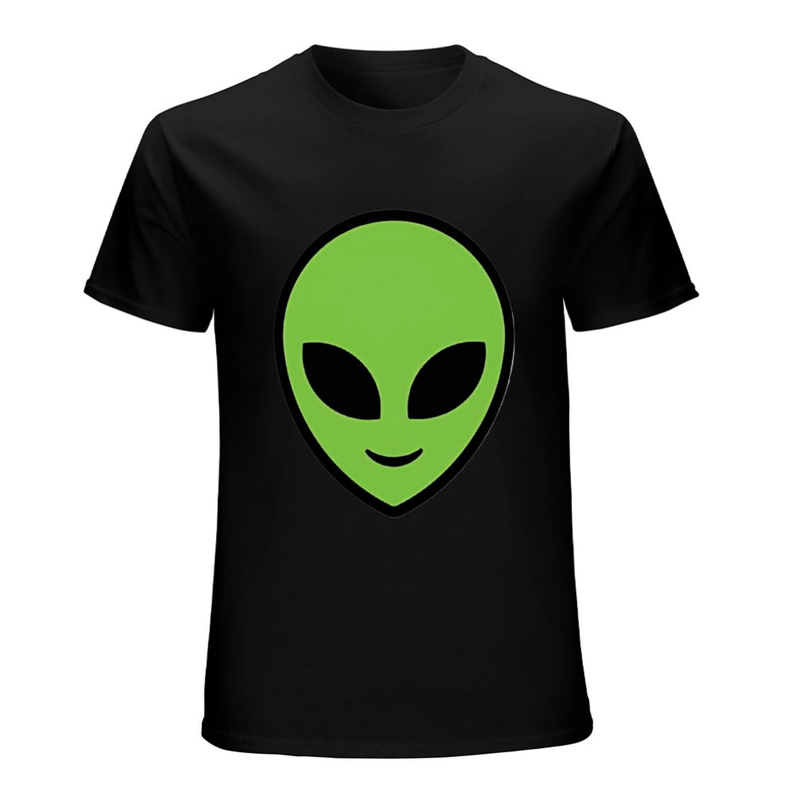Alien Green Head Retro Sci-Fi Lover's Tee - Walmart.com