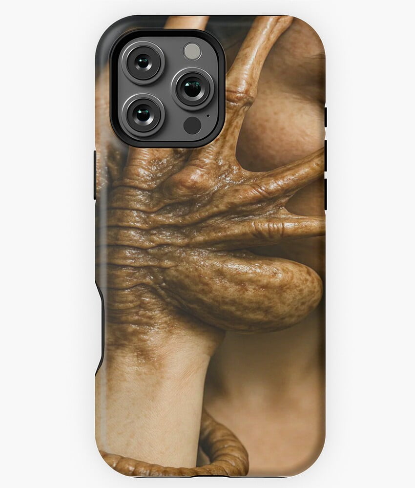 Alien Hand In Mind Sci-Fi Horror Phone Case for iPhone 16 15 14 13 12 ...