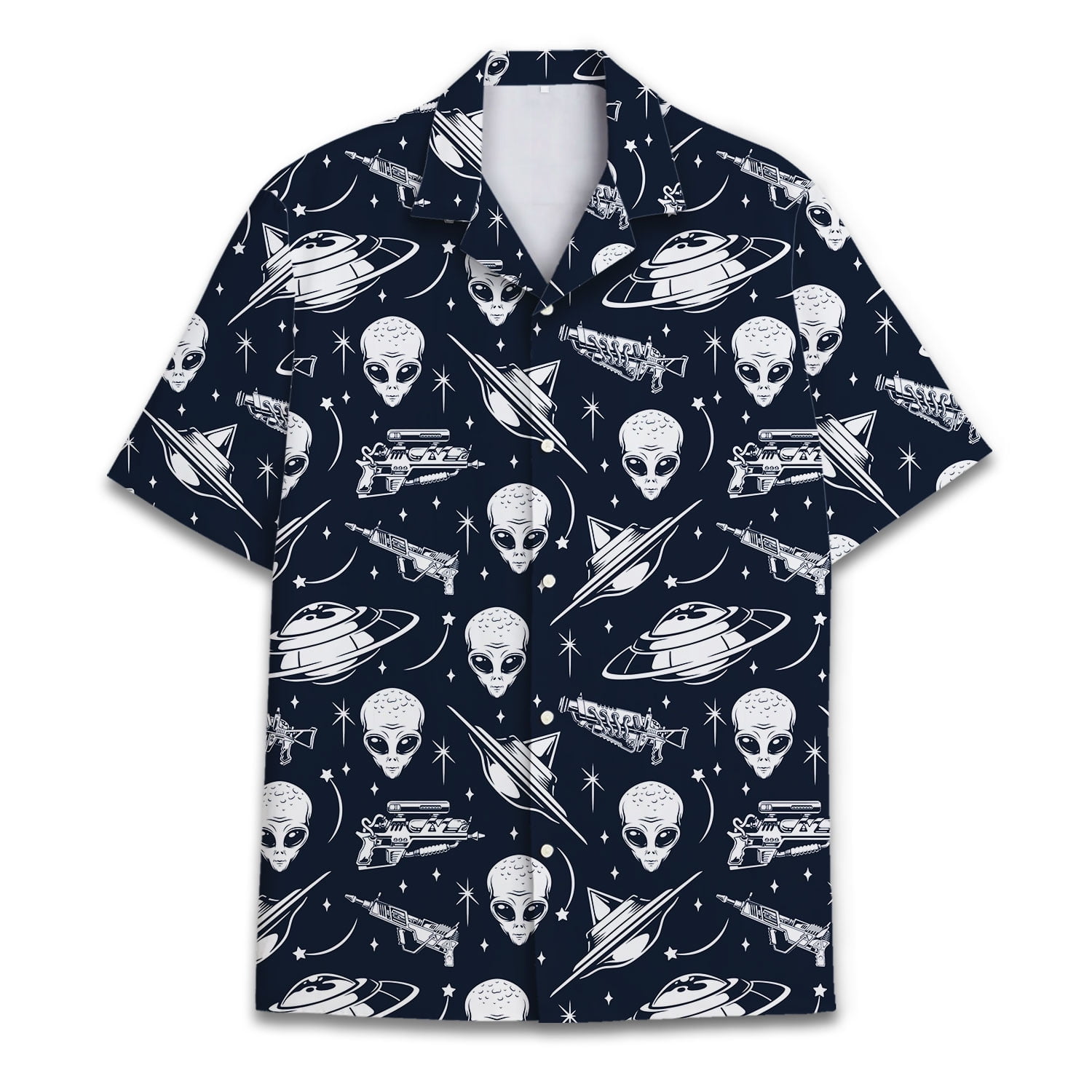 Alien Hawaiian Shirts for Men, Alien Hawaiian Shirt, Funny Alien Shirt ...