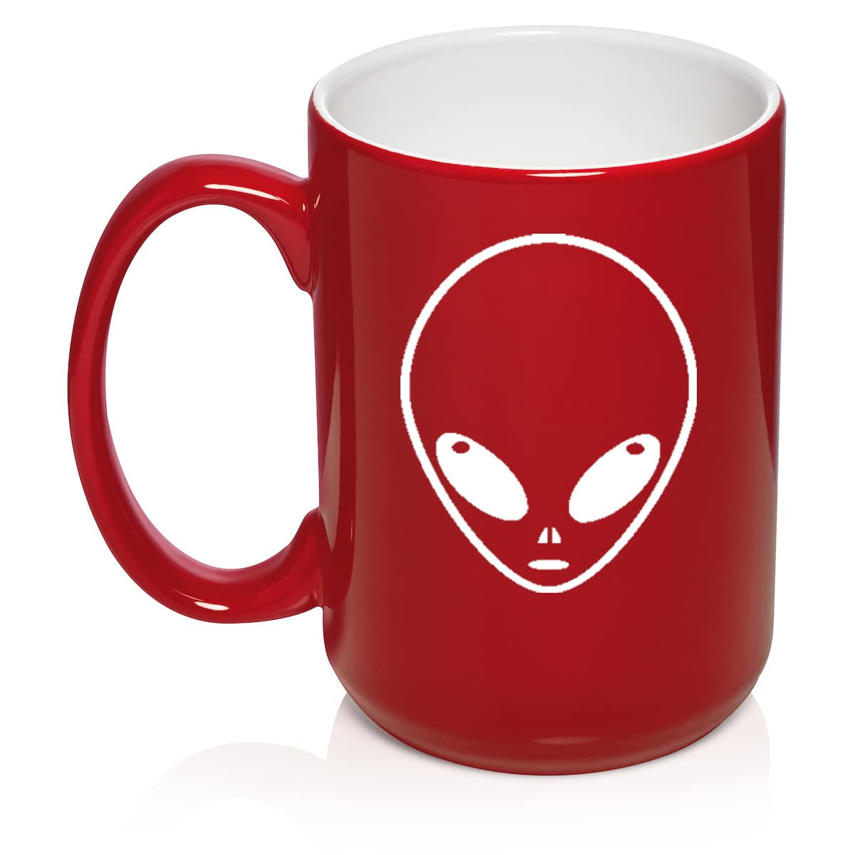 Alien Head Ceramic Coffee Mug Tea Cup Gift for Her, Him, Friend ...