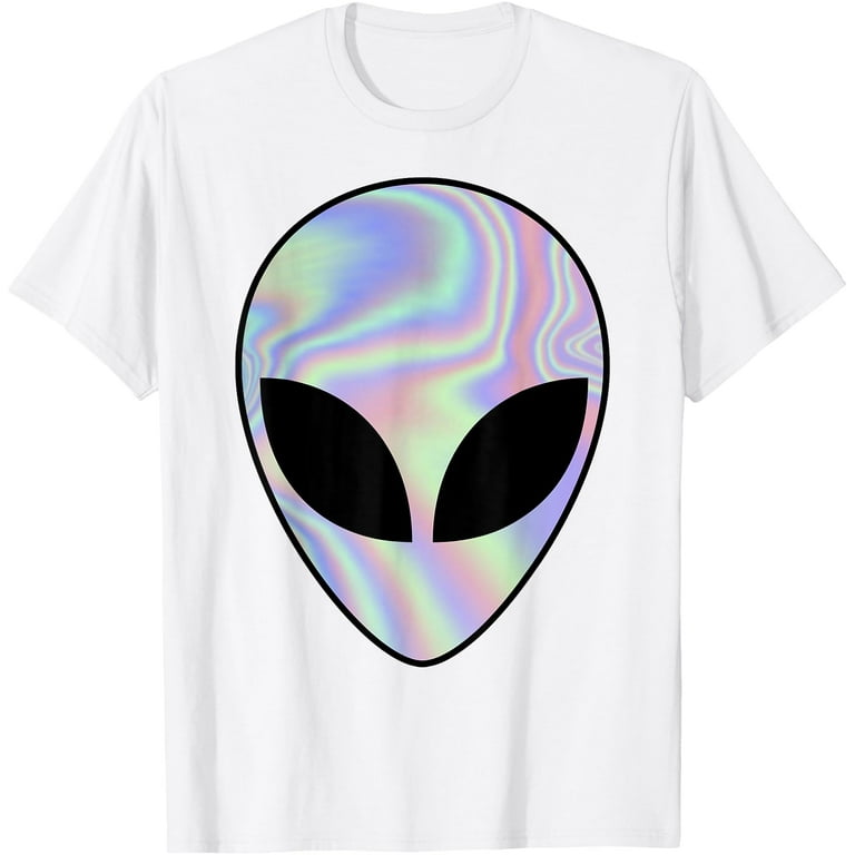white alien head