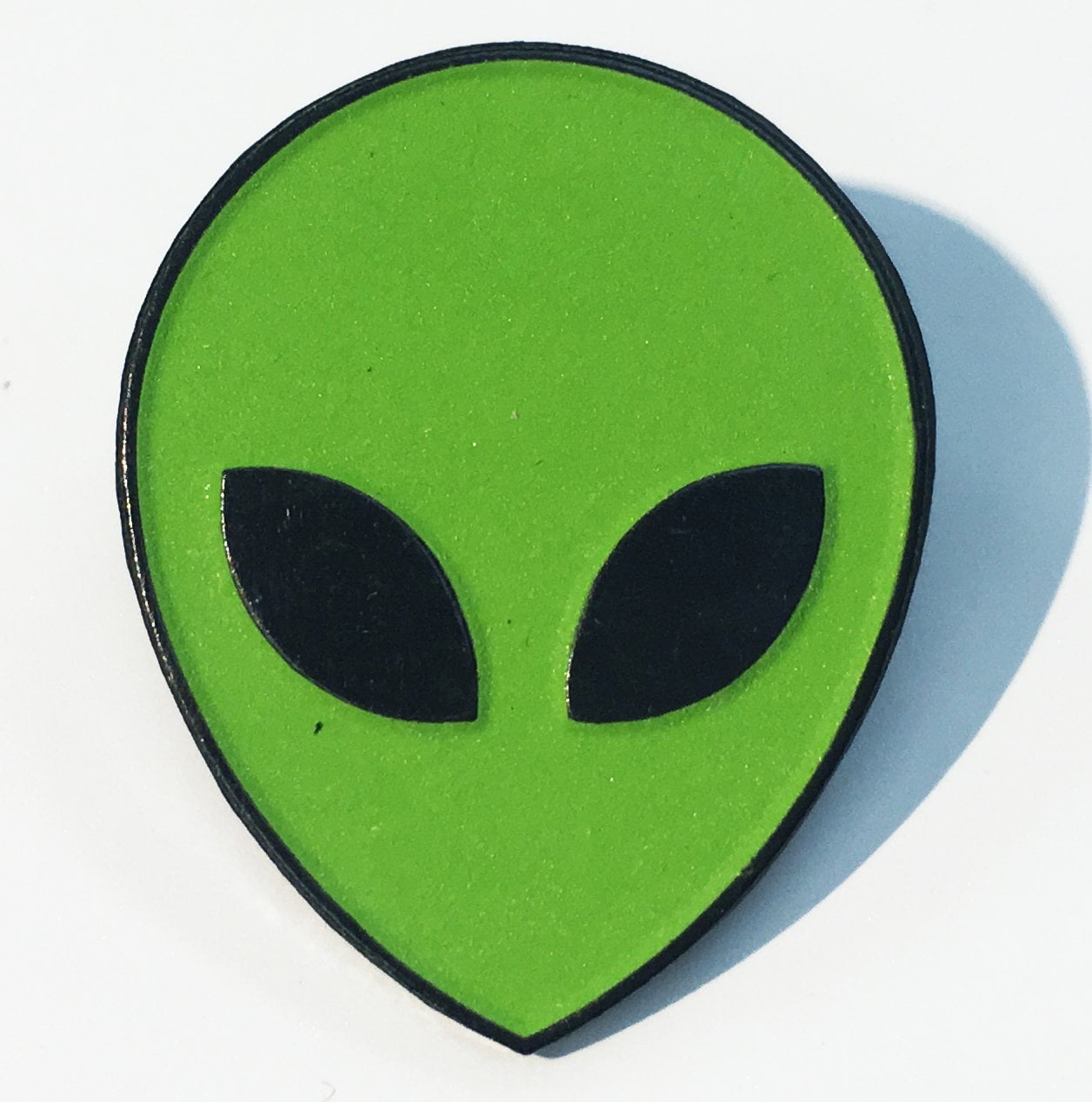 Alien Head Glow In The Dark Face Area 51 Enamel Lapel Pin - Walmart.com
