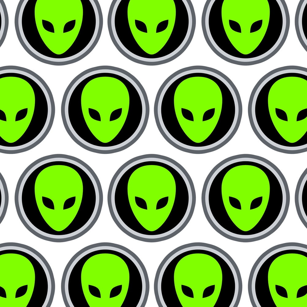 Alien Head Roswell Premium Gift Wrap Wrapping Paper Roll - Walmart.com
