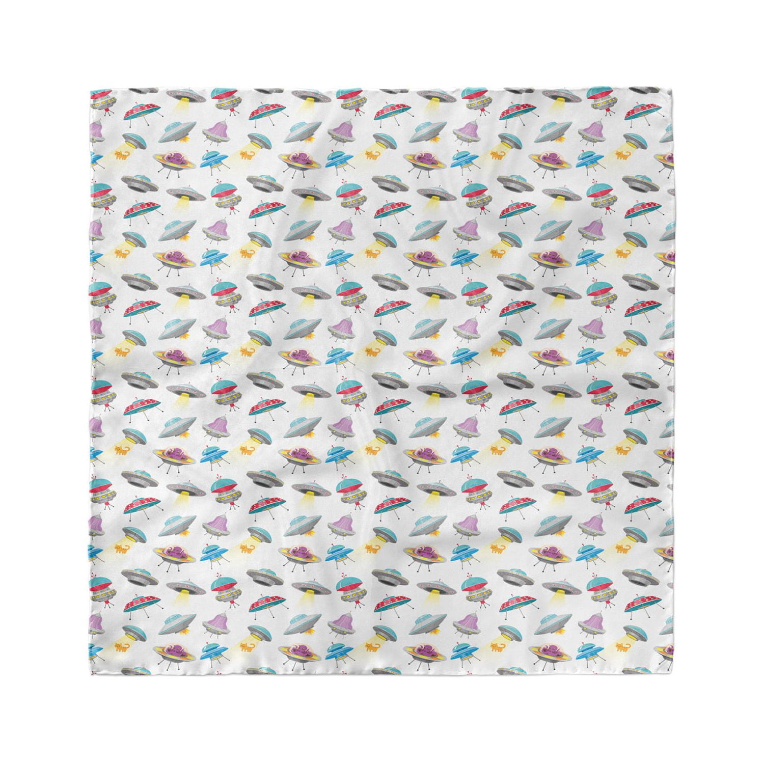 Alien Head Scarf, Flying Iconic Cosmic Objects, Head Wrap, 3 Sizes, by ...