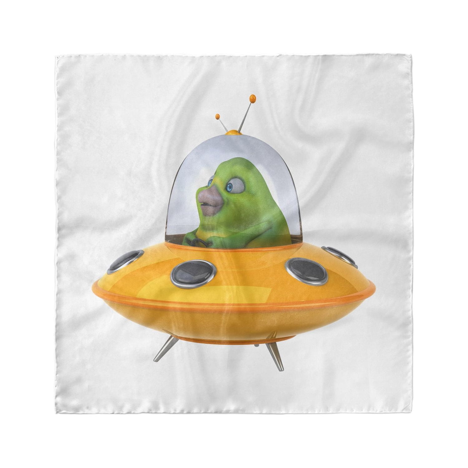 Alien Head Scarf, Funny UFO Monster Spaceship, Head Wrap, 3 Sizes, by ...