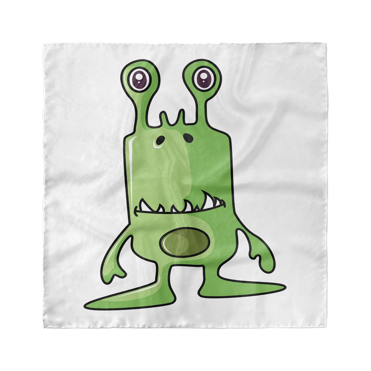 Alien Head Scarf, Single Monster Sharp Teeth, Head Wrap, 3 Sizes, by ...