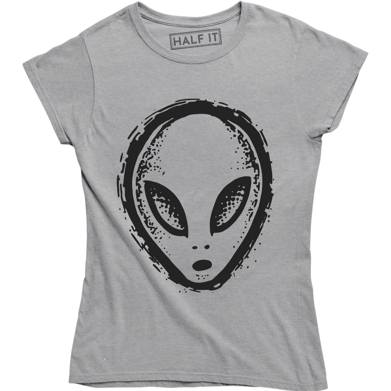 Alien Head Symbol UFO Logo Area 51 Ancient Graphic Space Galaxy T-Shirt ...