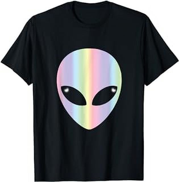 Alien Head T Shirt-Colorful Alien T-Shirt - Walmart.com