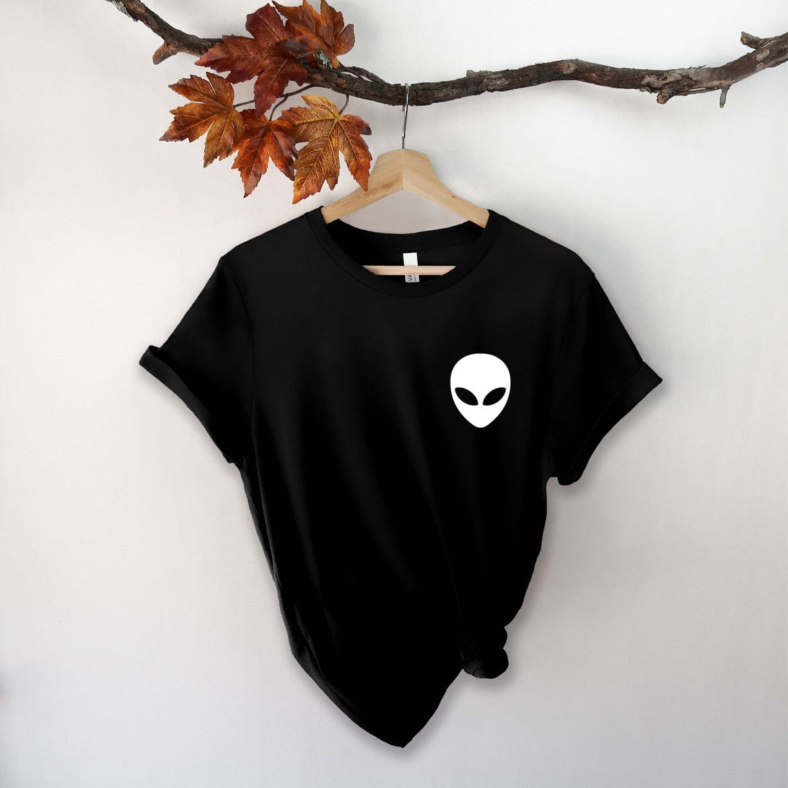 Alien Head T-Shirt, Unisex Space Shirt, UFO Graphic Tee ...