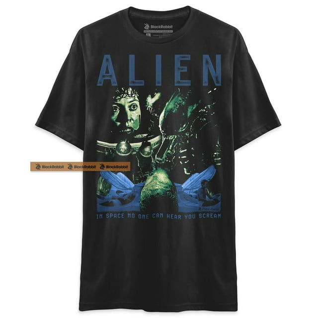 Alien In Space No Once Can Hear You Scream 1979 Retro Sci-Fi Horror Uni ... Alien In Space No Once Can Hear You Scream 1979 Retro Sci-Fi Horror Uni ...