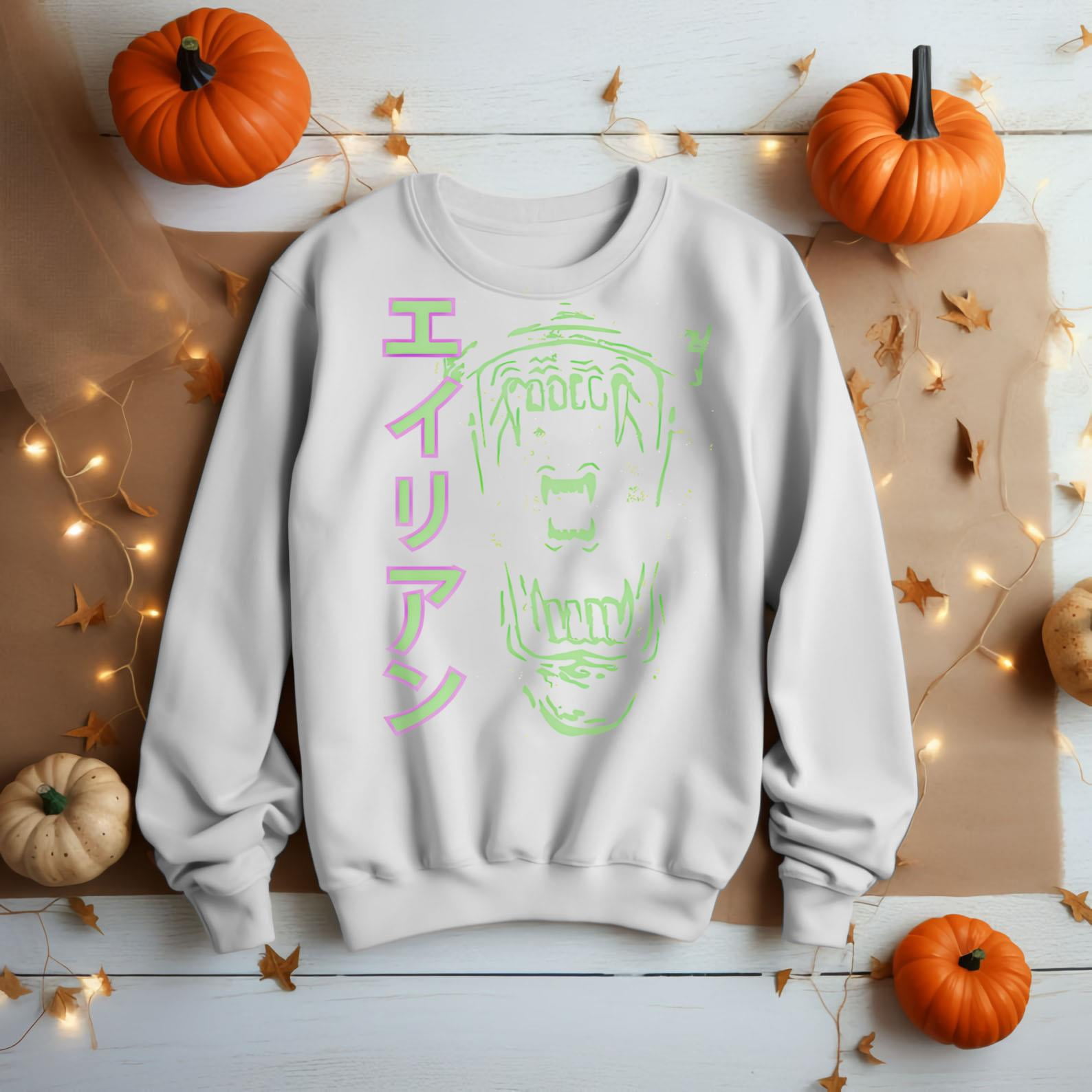 Alien-Inspired Graphic T-Shirt, Retro Sci-Fi Movie Tee Shirt, 70s Sci ...