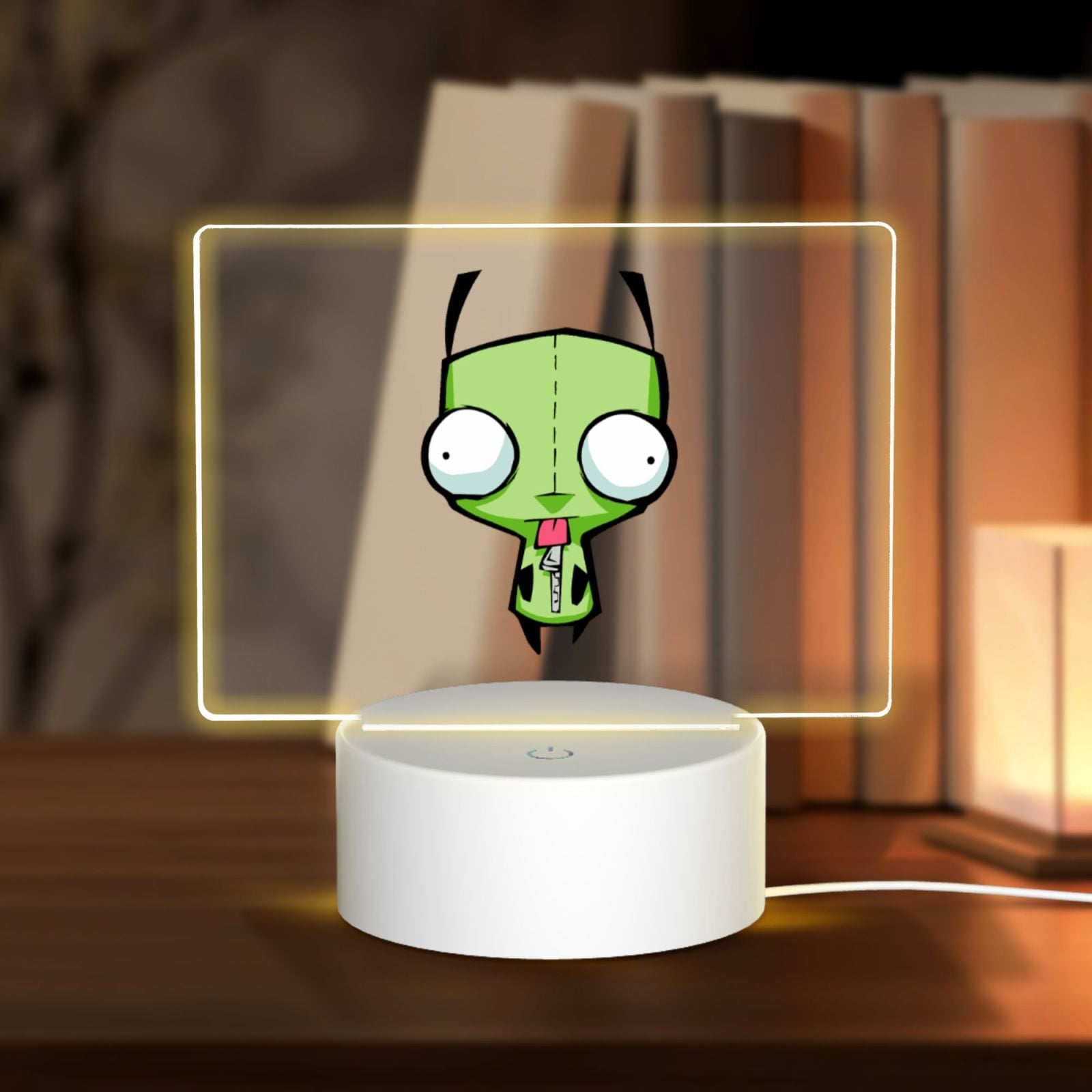 Alien Invader Zim Acrylic Night Light Adjustable 3 Light Modes USB ...