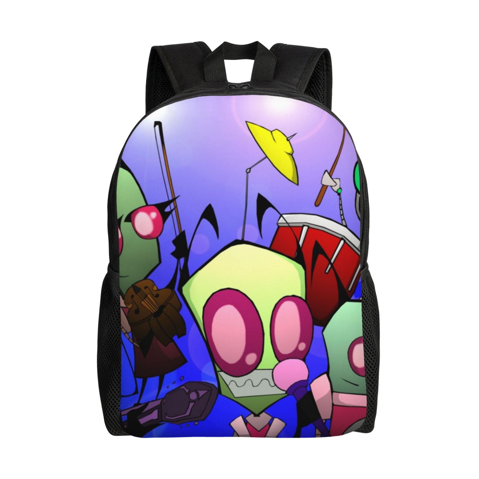 Alien Invader Zim Backpack Lightweight Unisex Basic Daypack Bookbag ...