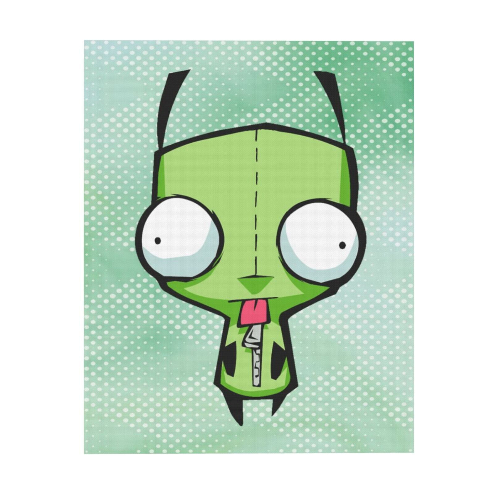 Alien Invader Zim Canvas Decorative Poster Art Picture Painting Bedroom ...