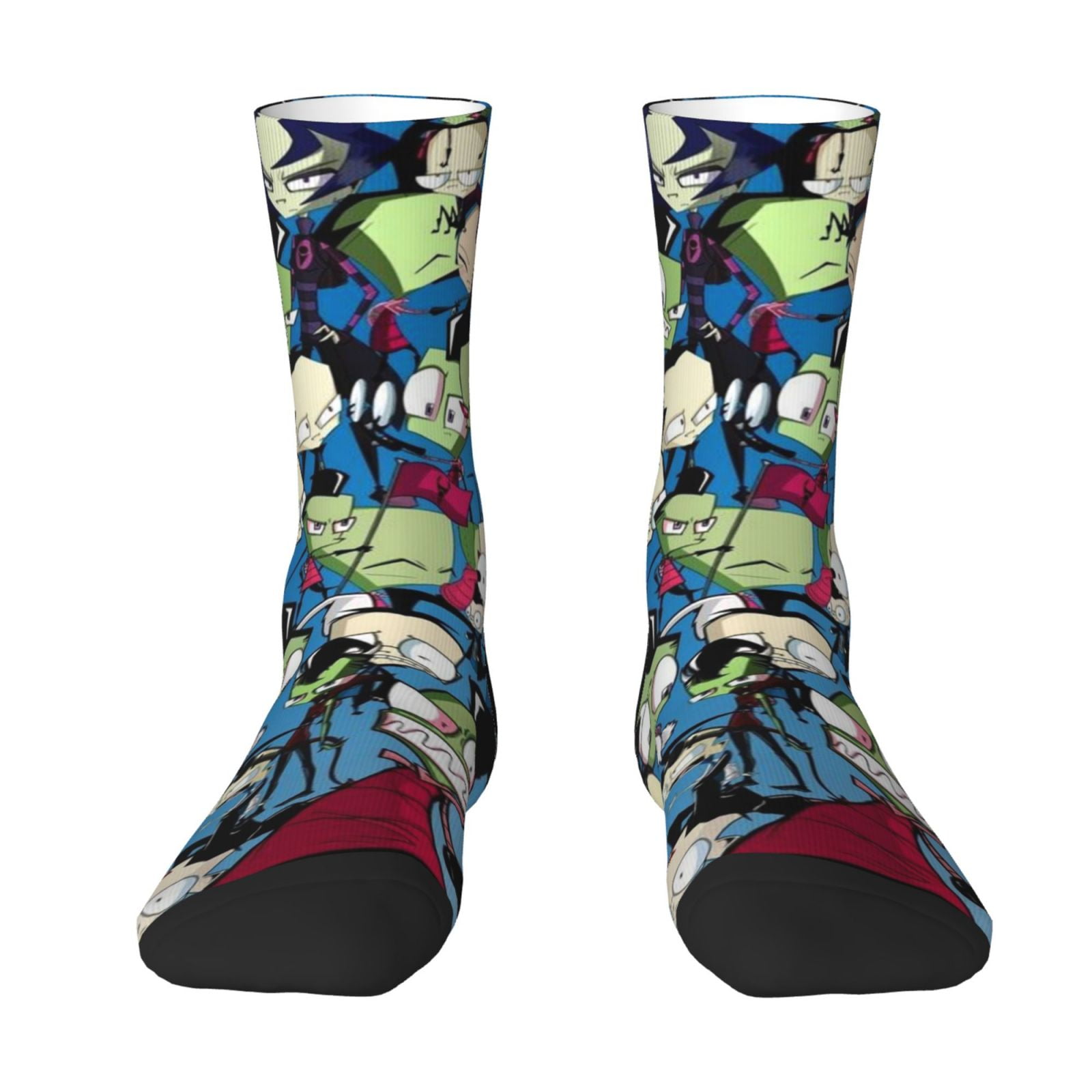 Alien Invader Zim Gir Adult Socks Breathable Cozy Soft Crew Socks ...