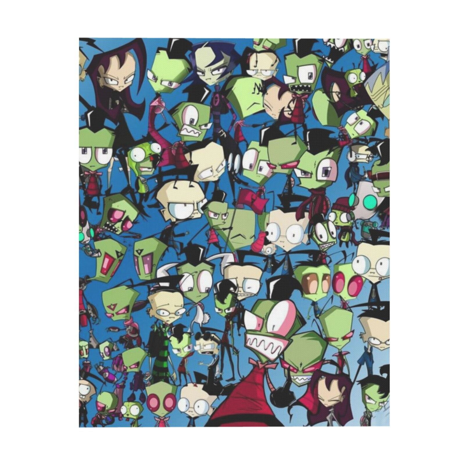 Alien Invader Zim Gir Canvas Decorative Poster Art Picture Painting ...