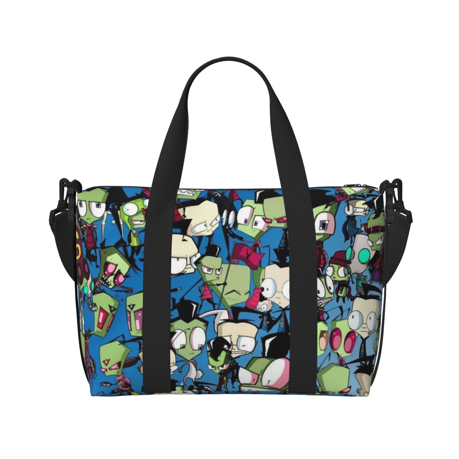 Alien Invader Zim Gir Duffle Bag Overnighter Weekender Travel Bag Tote ...