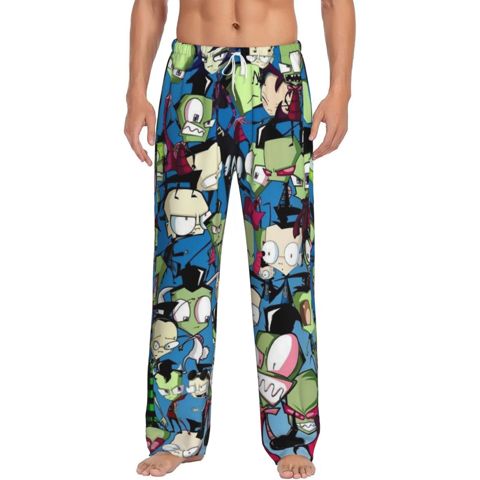 Alien Invader Zim Gir Men's Pajama Pants With Pockets Lounge Fashion ...
