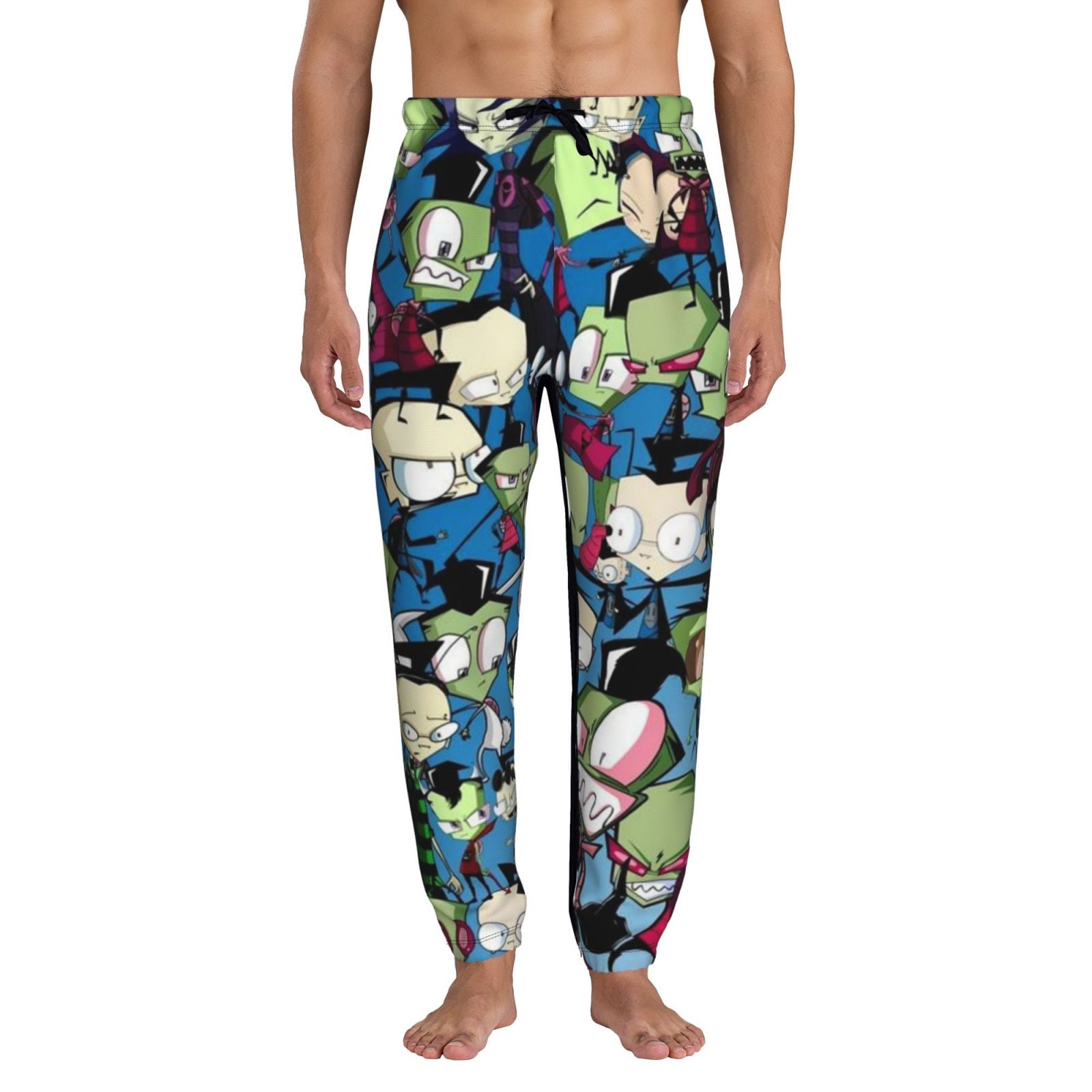 Alien Invader Zim Gir Mens Sweatpants Joggers Track Pants Casual Active ...