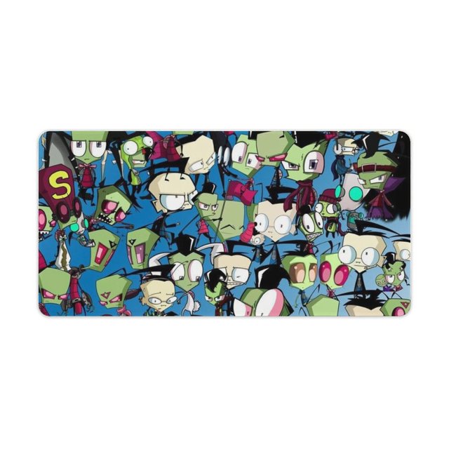 Alien Invader Zim Gir Mouse Pad Extended Gaming No-sliped Large Desk ...