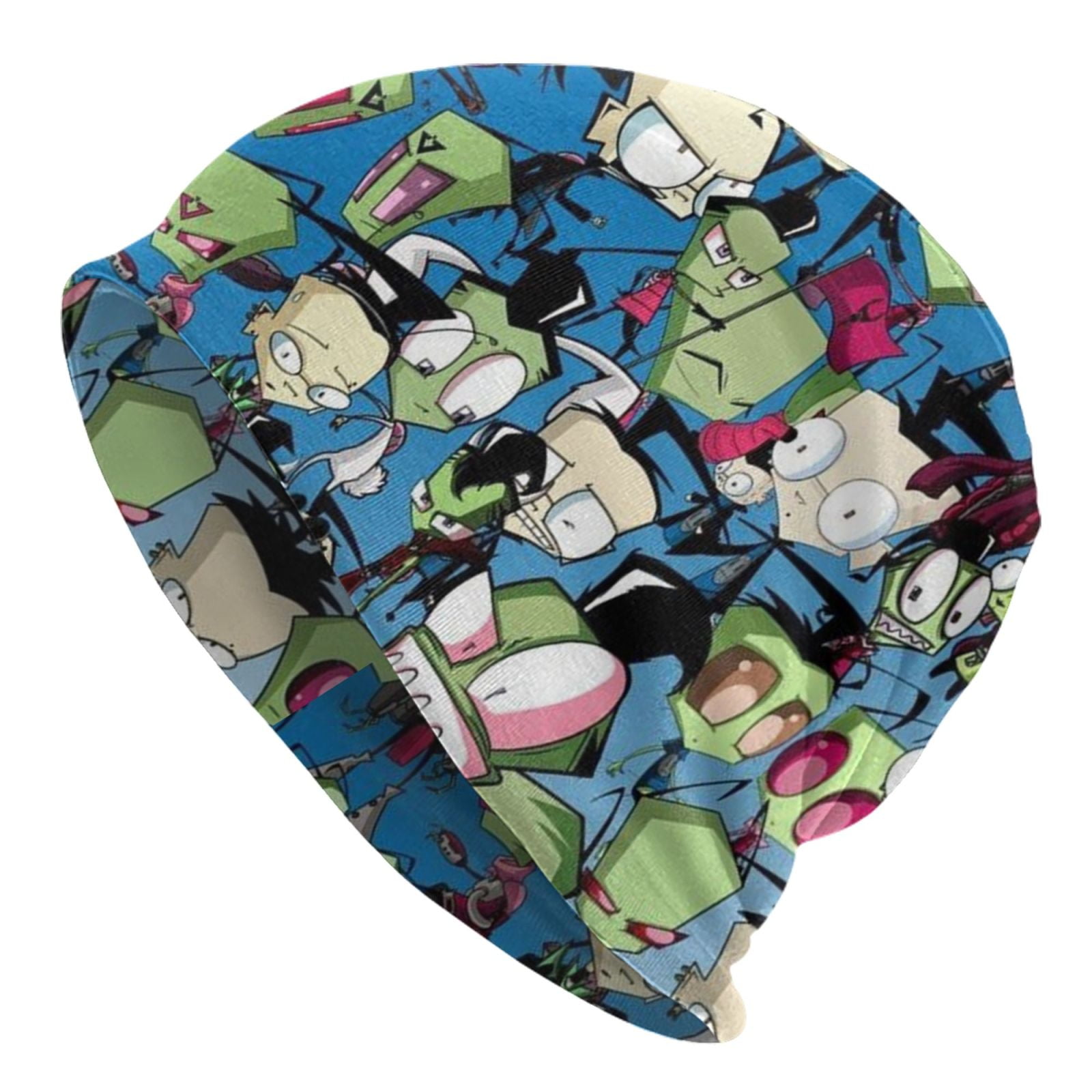 Alien Invader Zim Gir Slouchy Hat For Men Women Teen Unisex Winter Hat ...