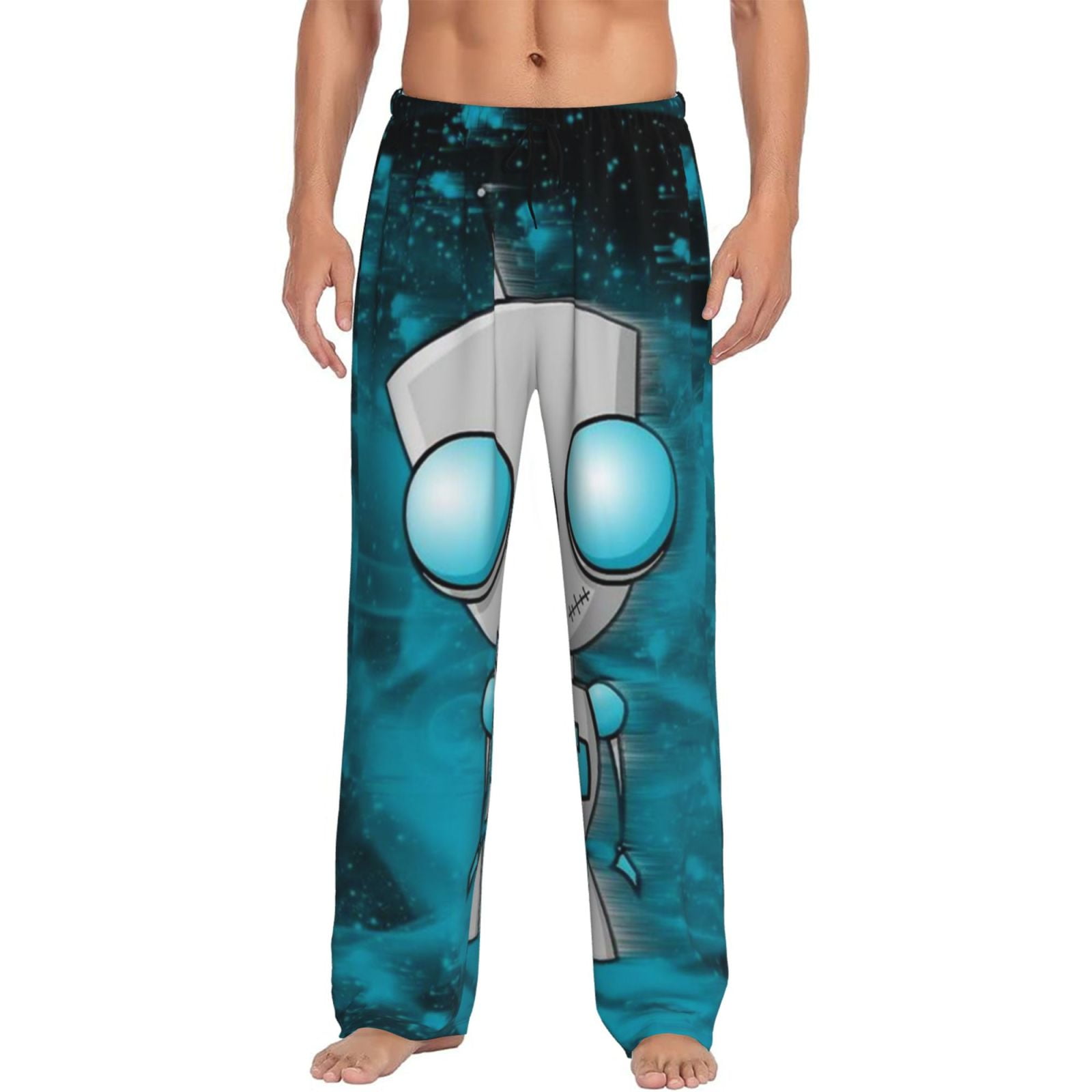 Alien Invader Zim Men's Pajama Pants With Pockets Lounge Fashion Cozy ...