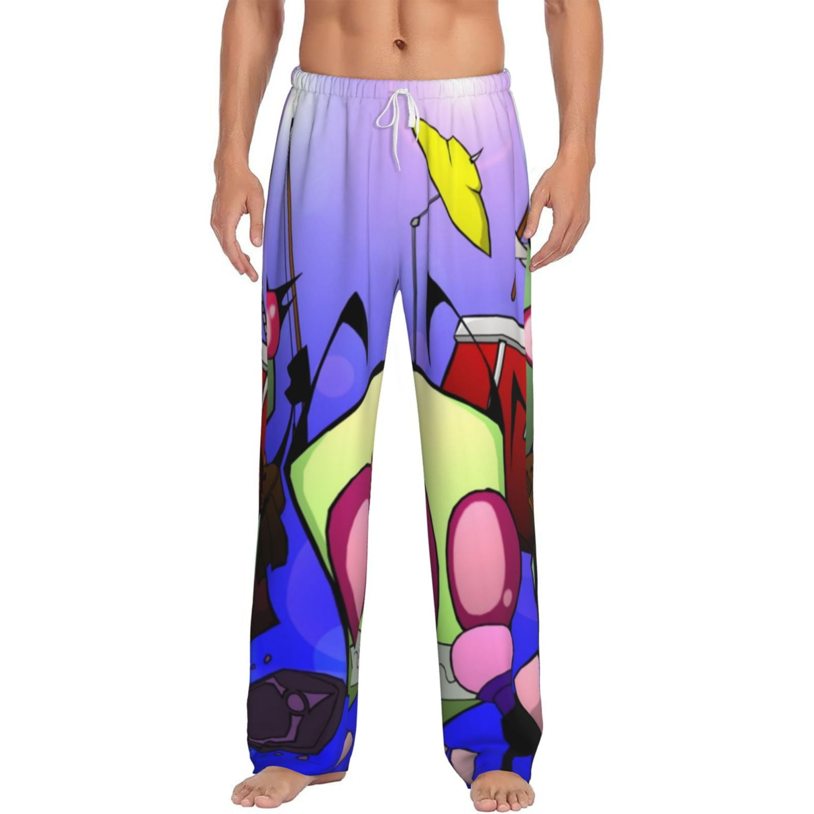Alien Invader Zim Men's Pajama Pants With Pockets Lounge Fashion Cozy ...