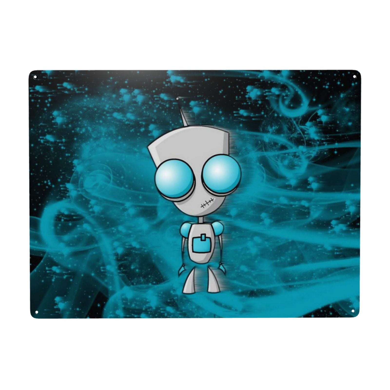 Alien Invader Zim Metal Sign Home Wall Art Decor Metal Tin Signs ...